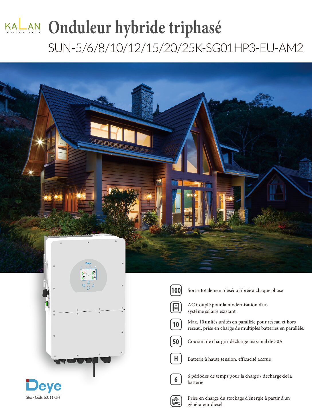 Fiche technique de l’onduleur - kalan-engineering.com